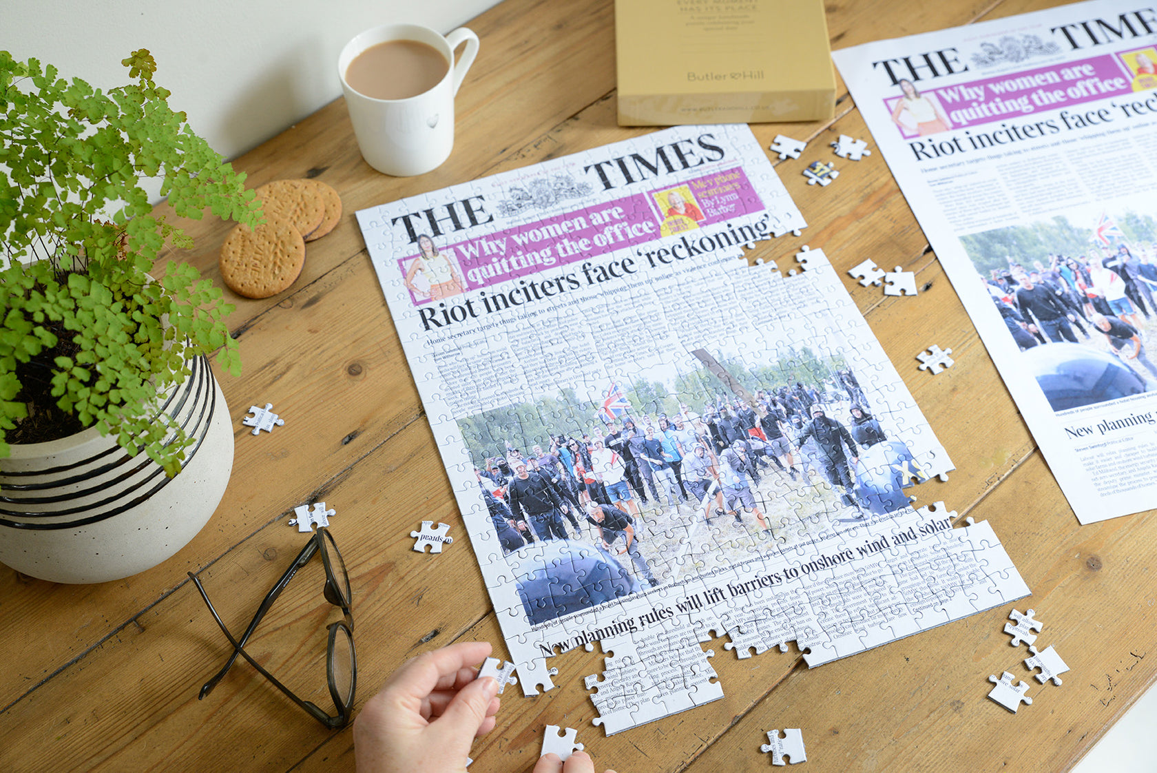Times of London Personalised Newspaper Front Page Jigsaw Puzzle ...