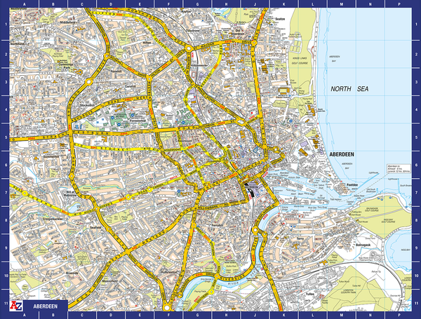 A-Z Map of Aberdeen 1000 Piece Jigsaw – Butler and Hill UK
