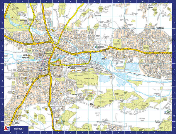 A-Z Map of Newbury 1000 Piece Jigsaw – Butler and Hill UK