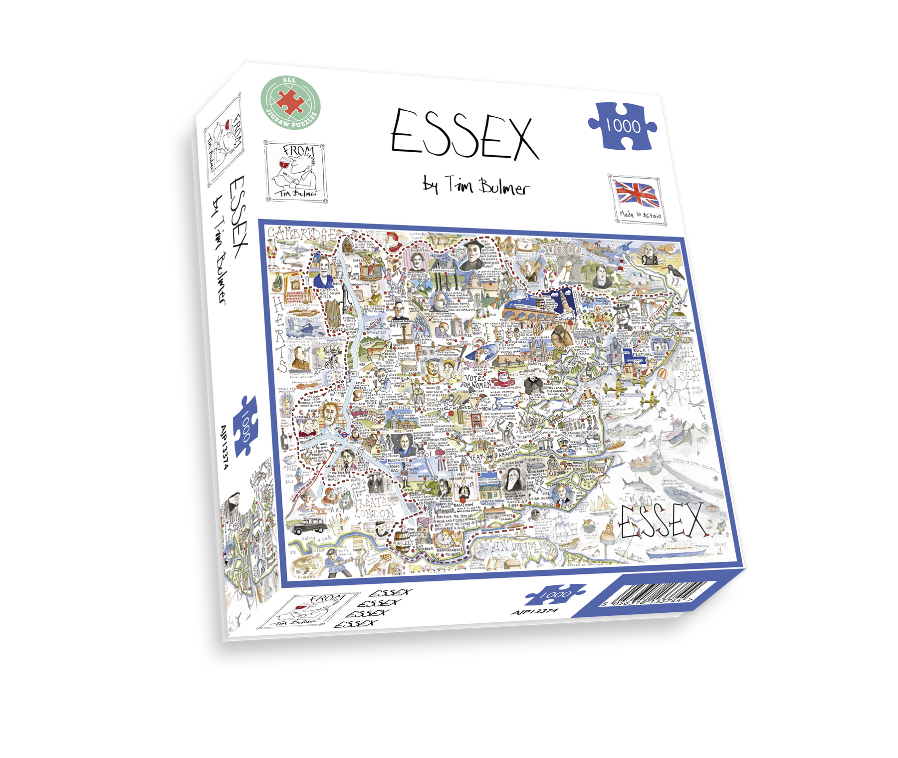 Essex - Tim Bulmer 1000 Piece Jigsaw Puzzle – Butler and Hill UK