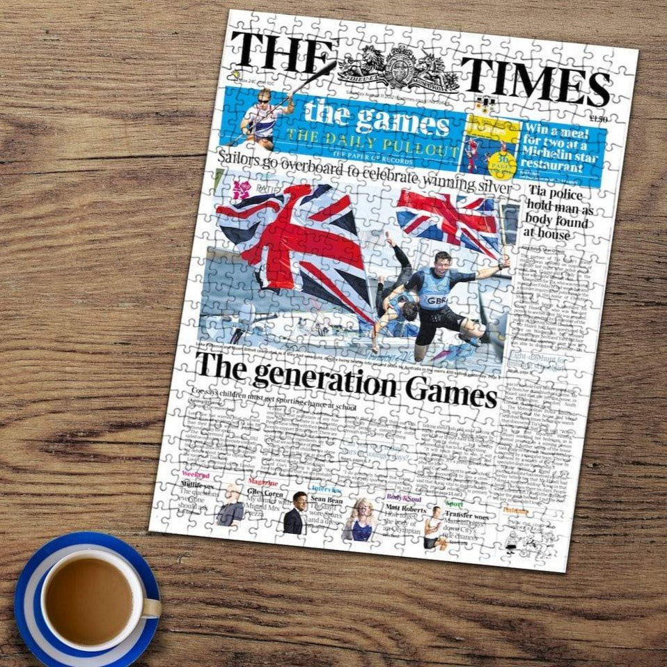 Times of London Personalised Newspaper Front Page Jigsaw Puzzle ...