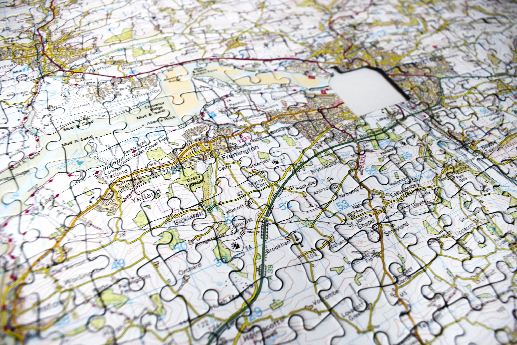 Personalised Map Jigsaw Puzzle – Butler and Hill UK
