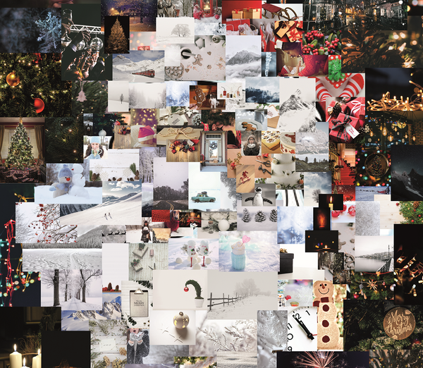 Father Christmas Collage 1000 Piece Jigsaw Puzzle – Butler and Hill UK